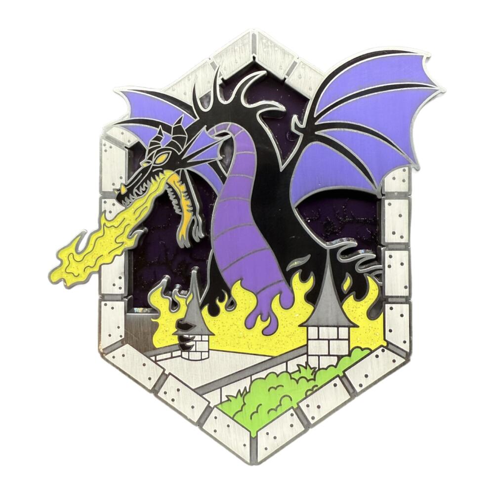 Disney Pins Blog (DPB) Exclusives - Maleficent Dragon Gate Stained ...