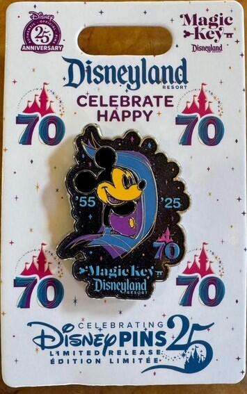 Disneyland Resort 70th Anniversary Celebration - Mickey Mouse Magic Key ...