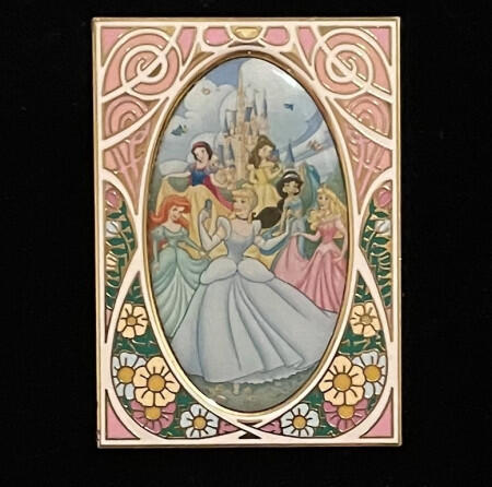 Disney Princess - Princesses Stained Glass Art Nouveau - 2008 | PIN 96056