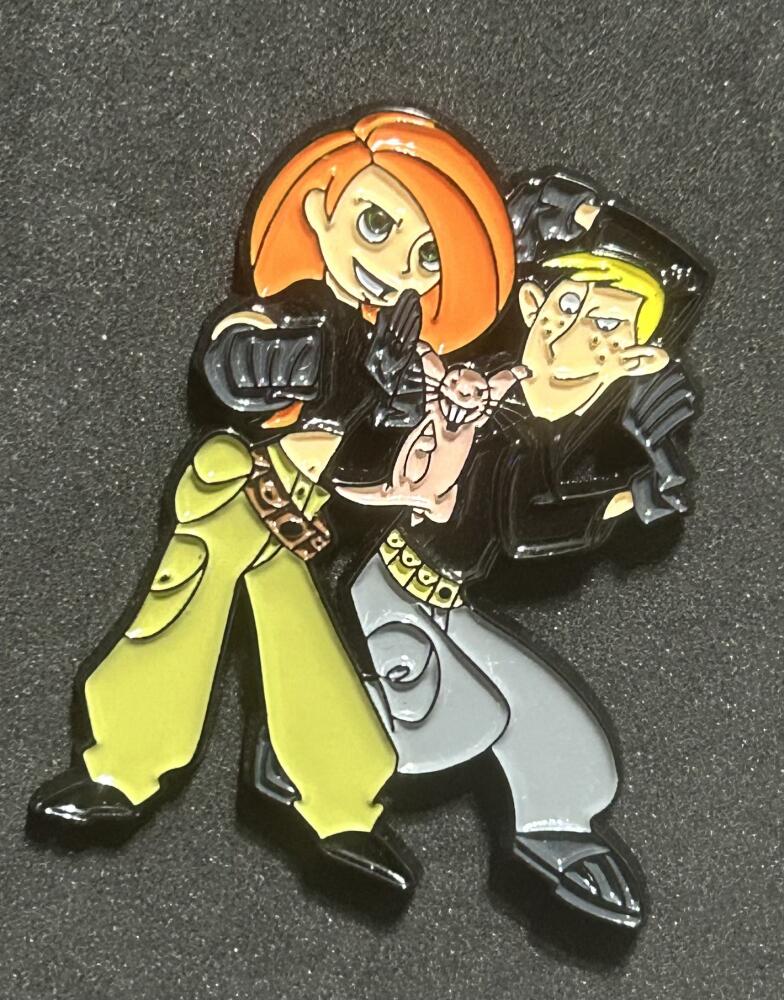 Kim Possible, Ron Stoppable, and Rufus (soft enamel) | PIN 96607