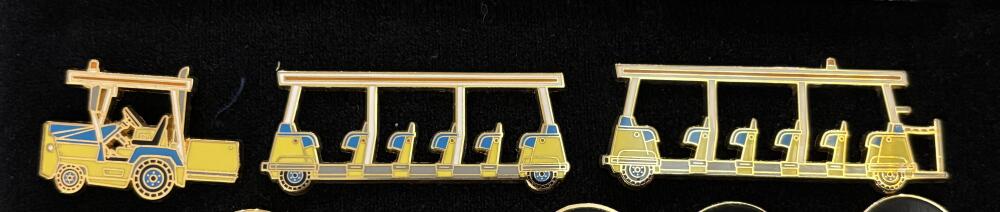 DLR Cast Member Pin of the Month - Tram Set | PIN 96655