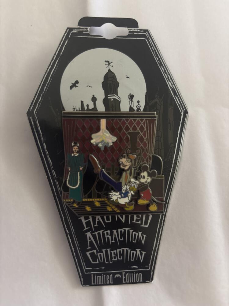 Haunted Attraction Collection - Goofy, Donald And Mickey On Haunted ...