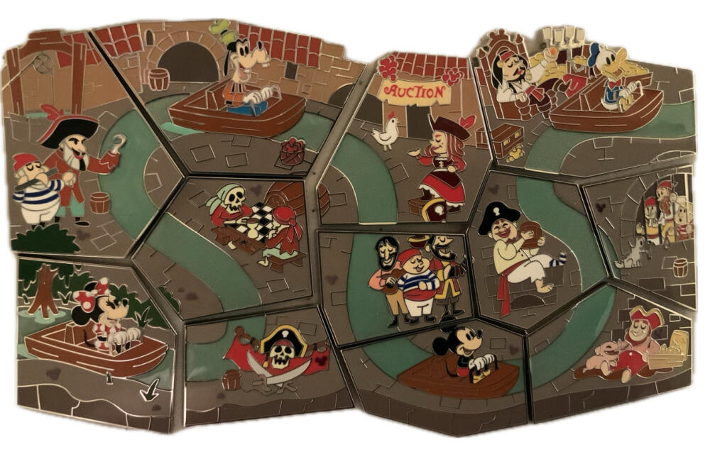 Attraction Mystery Map Puzzles: Pirates of the Caribbean (DLR ...