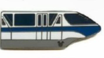 WDW Hidden Mickey Series 2007: Monorails - Monorail Blue | PIN 97805