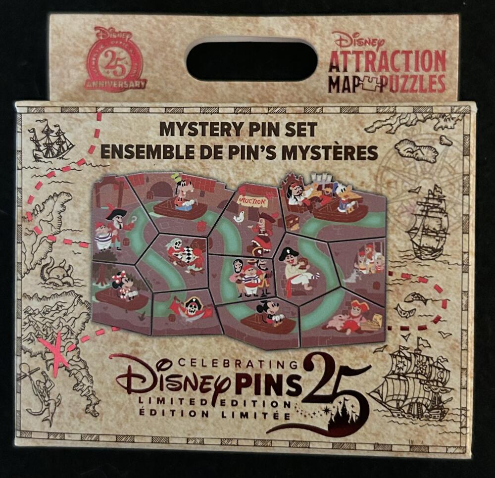 Attraction Mystery Map Puzzles: Pirates of the Caribbean (DLR ...