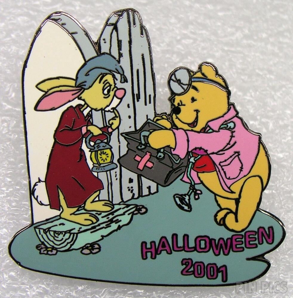 Halloween 2001 - Doctor Pooh and patient Rabbit | PIN 98277