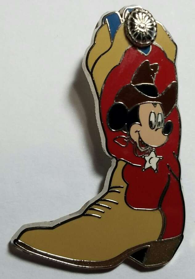Mickey Mouse Cowboy Boot | PIN 98484