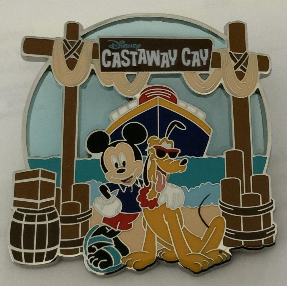 Castaway Cay - Mickey and Pluto at Castaway Cay | PIN 98646
