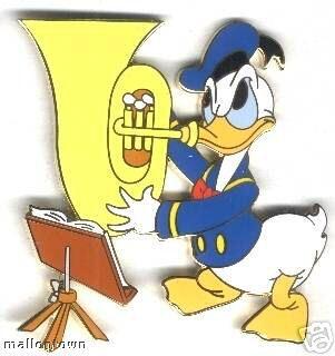 Donald Duck Chip Dale Set - Donald Duck with Tuba | PIN 98959