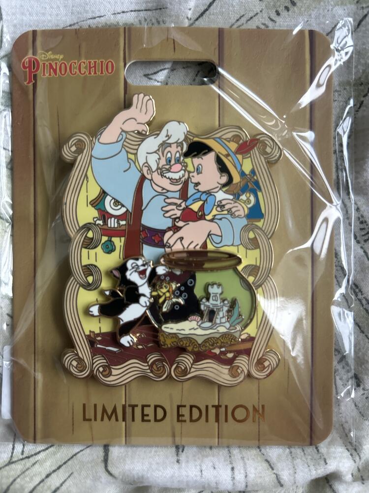 Pinocchio 85th Anniversary - Figaro Cleo Gepetto Pinocchio WDI 85th ...