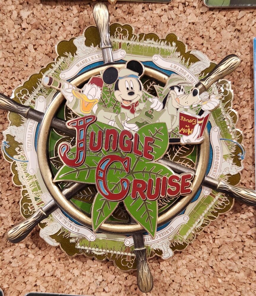 Jungle Cruise 45th Anniversary - Mickey Mouse, Donald Duck, Goofy with ...