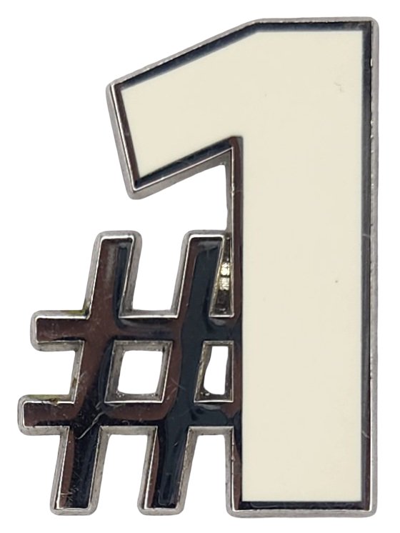 Varsity Icons Mystery Collection - White Number One | PIN 99641