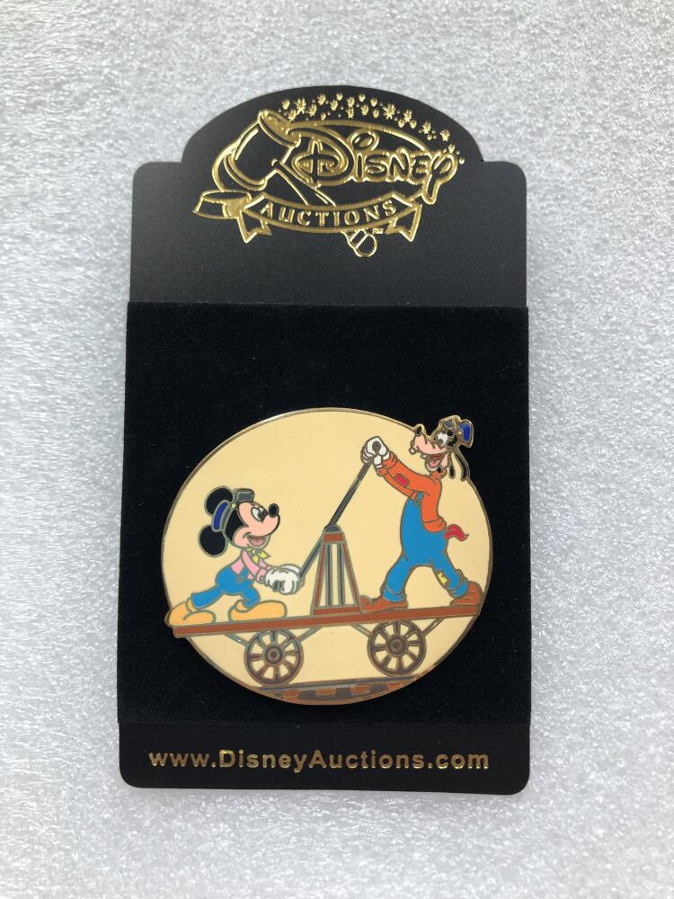 Unknown Series - Mickey Mouse & Goofy Handcart | PIN 99714