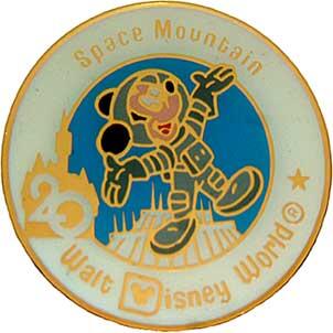 Walt Disney World 20th Anniversary - Space Mountain - Astronaut Mickey ...