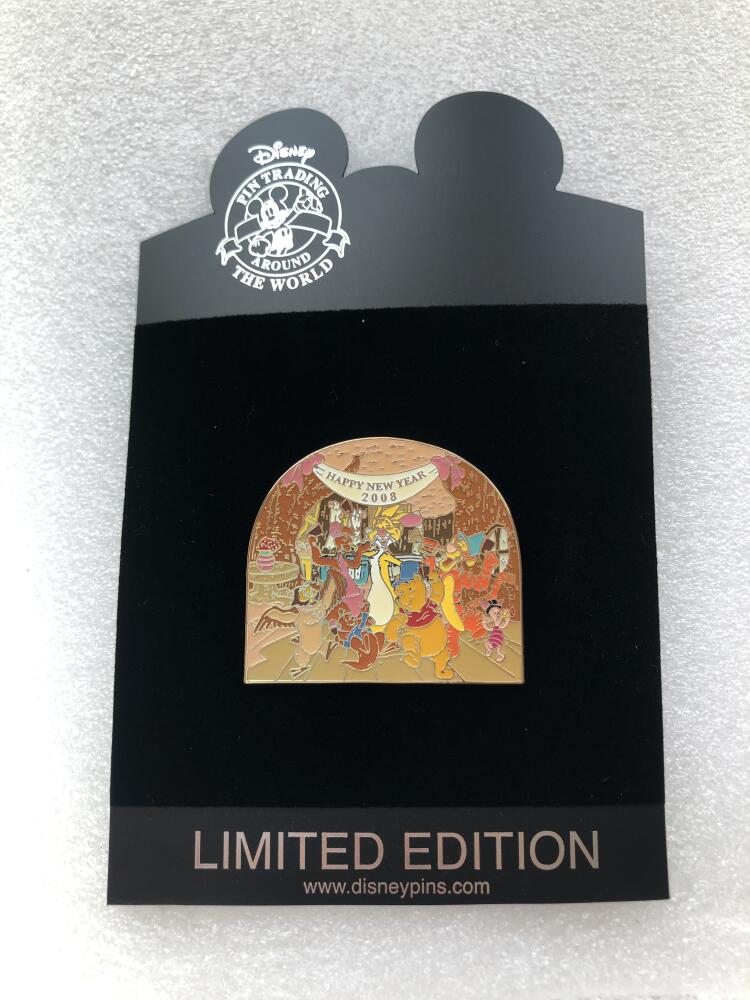 Happy New Year - Around the World - Winnie the Pooh, Tigger, Piglet ...