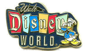 Walt Disney World Retro Logo Series - Donald Duck | PIN 112717