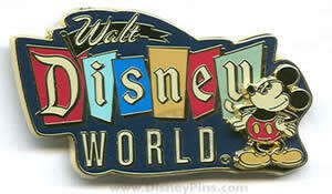 Walt Disney World Retro Logo Series - Mickey Mouse | PIN 112718