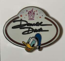 Unknown Series - Cast Member Name Tag - Donald Duck | PIN 113231