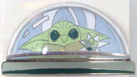 Star Wars: The Mandalorian - Grogu Razor Crest Dome | PIN 114135