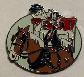 Hidden Mickey - Goofy Horse Drawn Trolly | PIN 114351